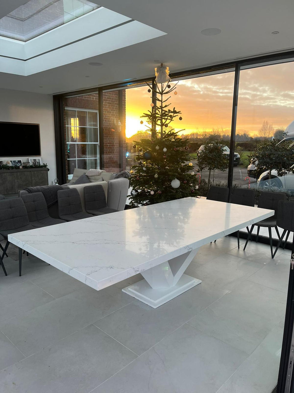 Vittoria Quartz Dining Table – Steve Bristow Furniture