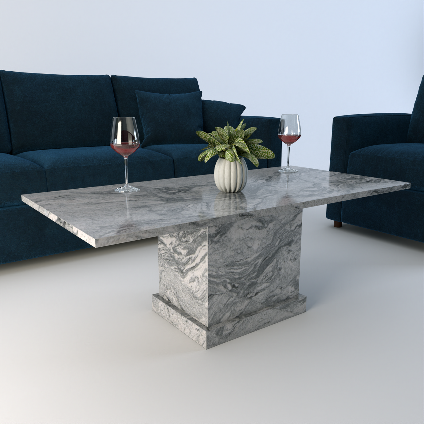 Athena Granite Rectangular Coffee Table – Steve Bristow Furniture
