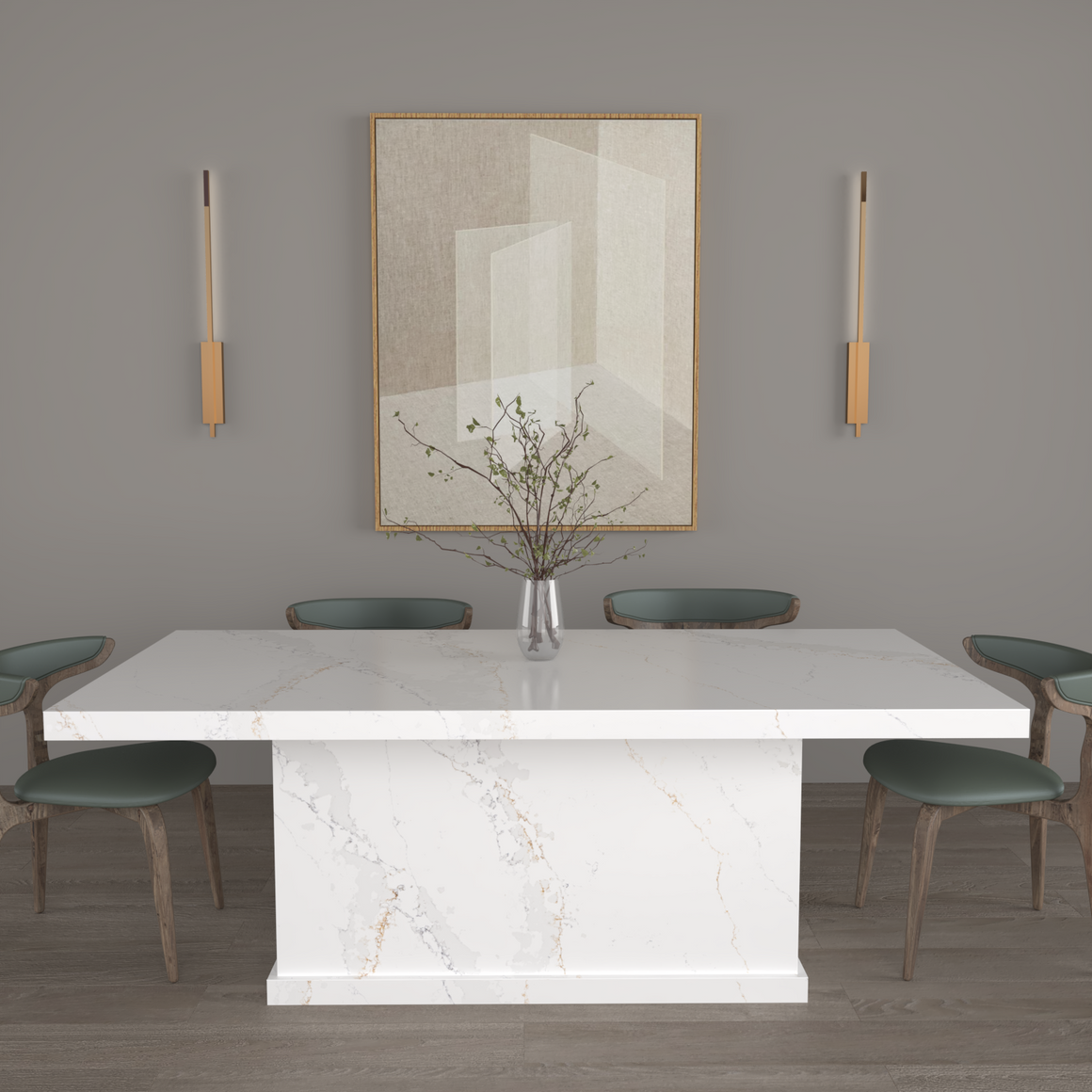 Athena Quartz Dining Table – Steve Bristow Furniture