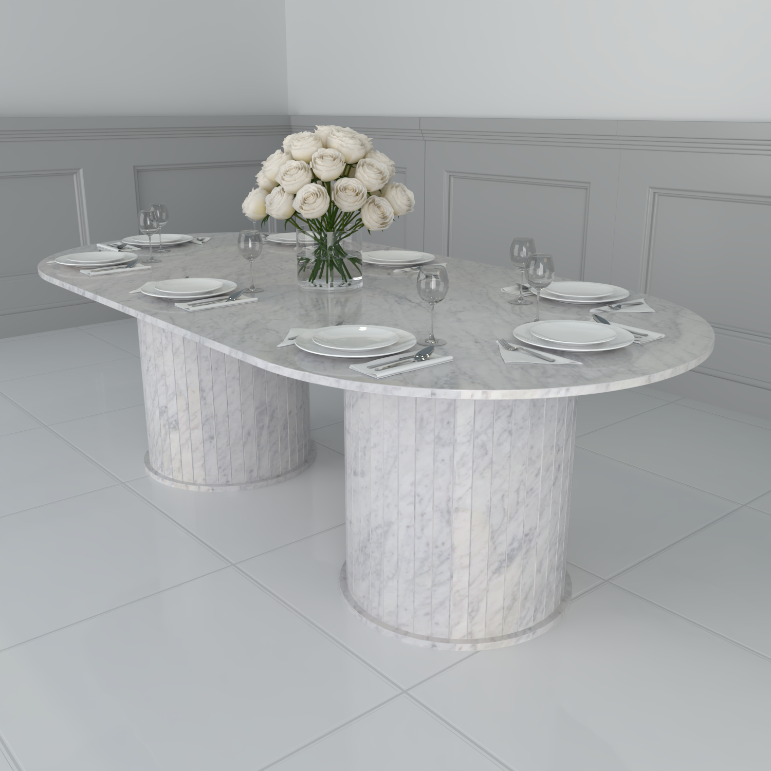 Grecian Marble Dining Table – Steve Bristow Furniture