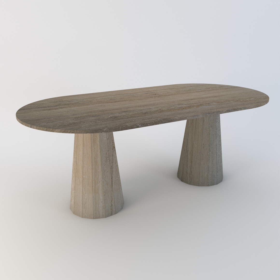 Lusso Travertine Dining Table – Steve Bristow Furniture