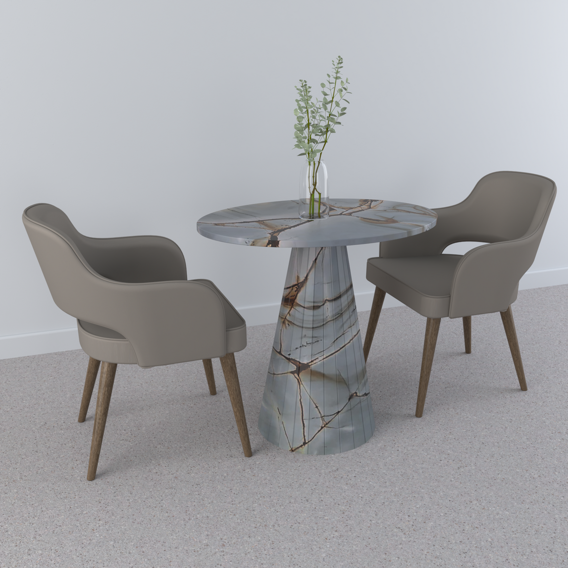 Lusso Small Marble Dining Table – Steve Bristow Furniture